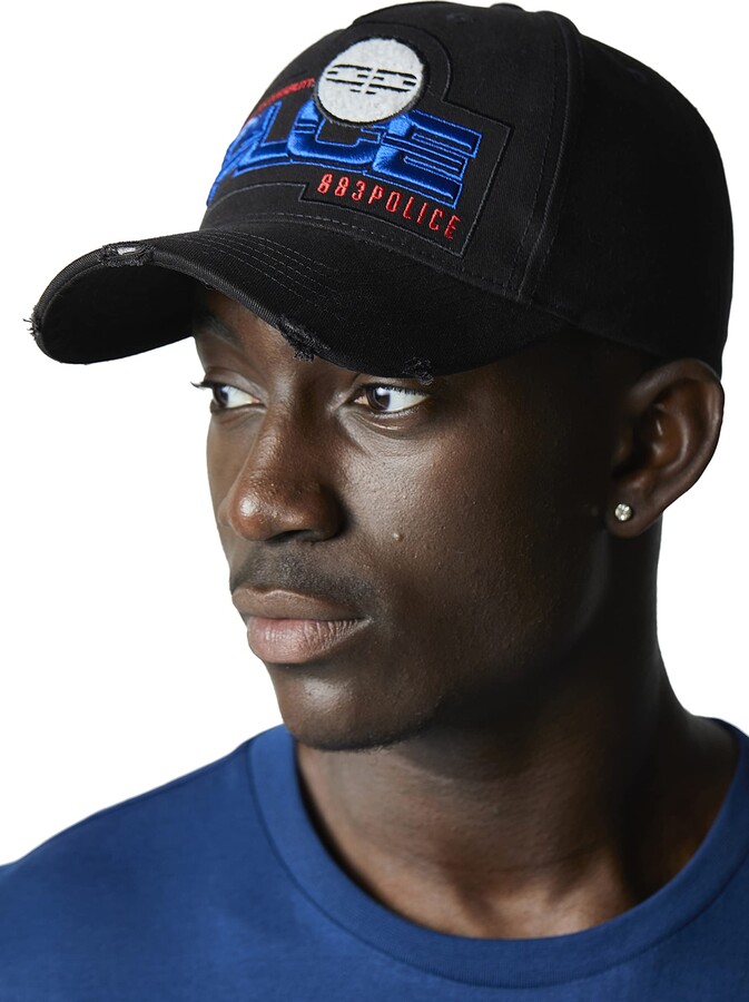 883 Police Men's Ekon Mens Baseball Cap Black - ShopStyle Hats