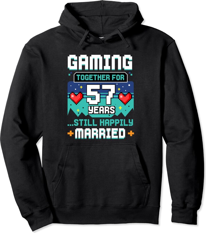 Video Gamer Couples Wedding Anniversary 57th Wedding Anniversary Gaming Together 57 Years ...