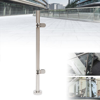 YYBSH Stainless Steel Railing Post Pole Handrail For Balcony Stairs ...