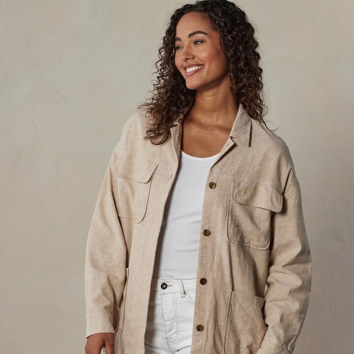 The Normal Brand Oversized Camp Shacket - ShopStyle Casual Jackets