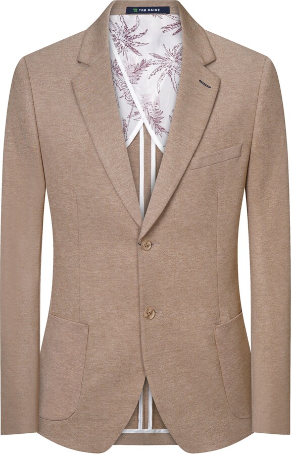 TOM BAINE Notch Collar Two-Button 4-Way Stretch Jacket - ShopStyle ...