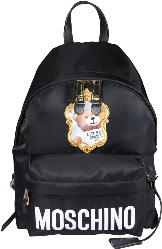 Moschino Mirror Teddy Bear Backpack - ShopStyle
