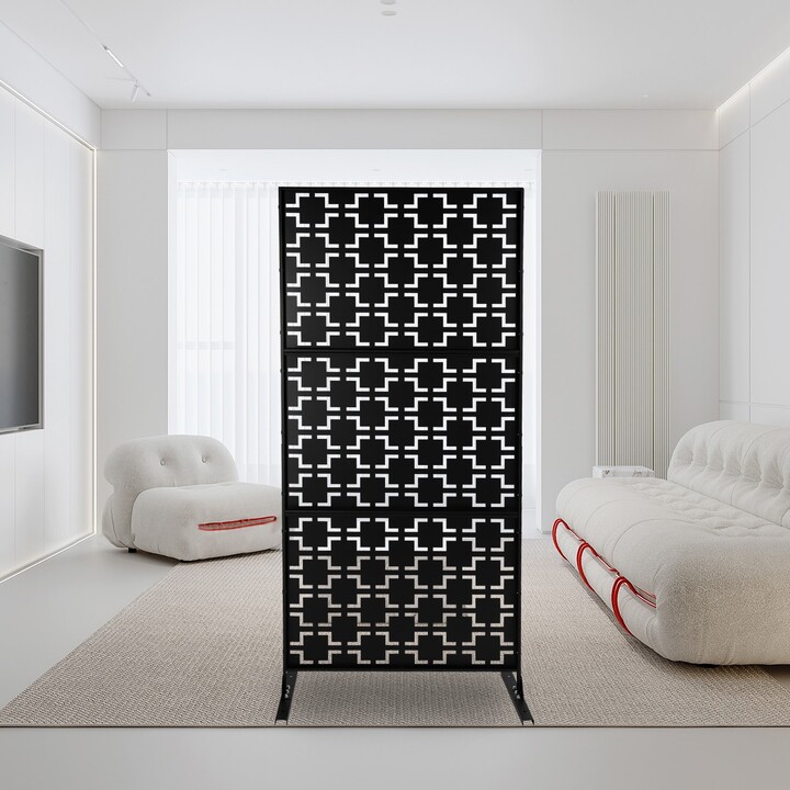 Free Standing Privacy Screen Outdoor Decorative Screen Fence ...