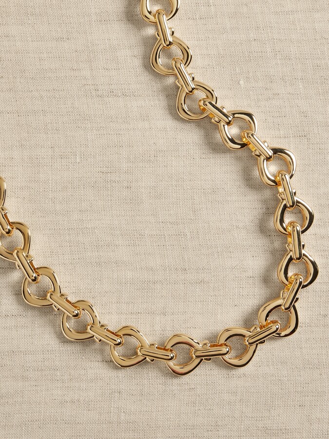 Banana Republic Ravena Teardrop Large Link Chain by Aureus + Argent ...