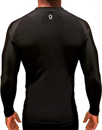 Optimal Human Baselayer Compression Shirt Best for BJJ No-Gi Rash Guard ...