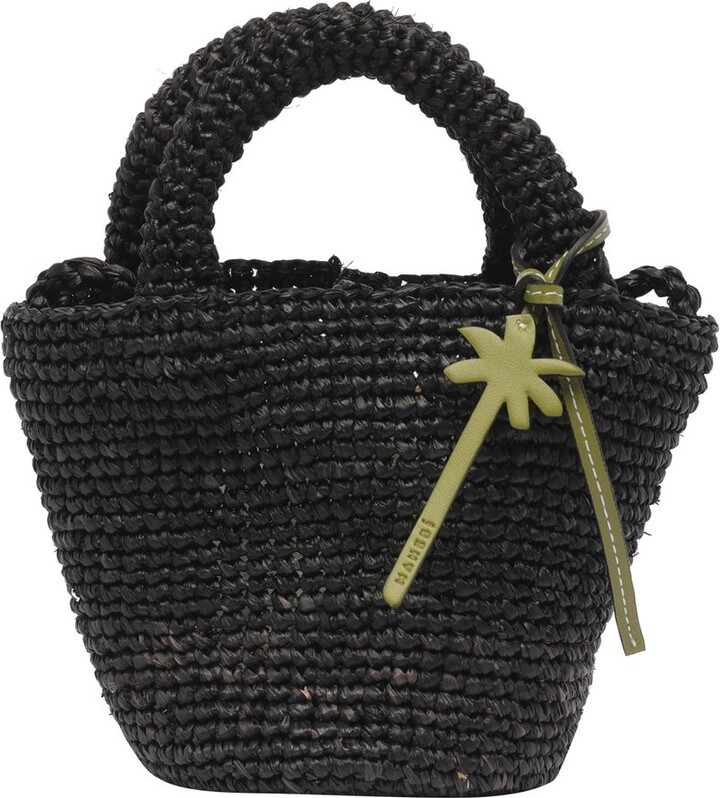Manebi Woven Mini Tote Bag - ShopStyle