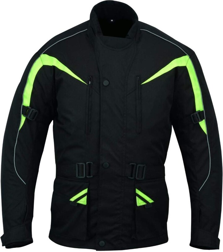 Modernage Motorcycle Jacket for Men's | Pro Arc 10000 Cordura Textile ...