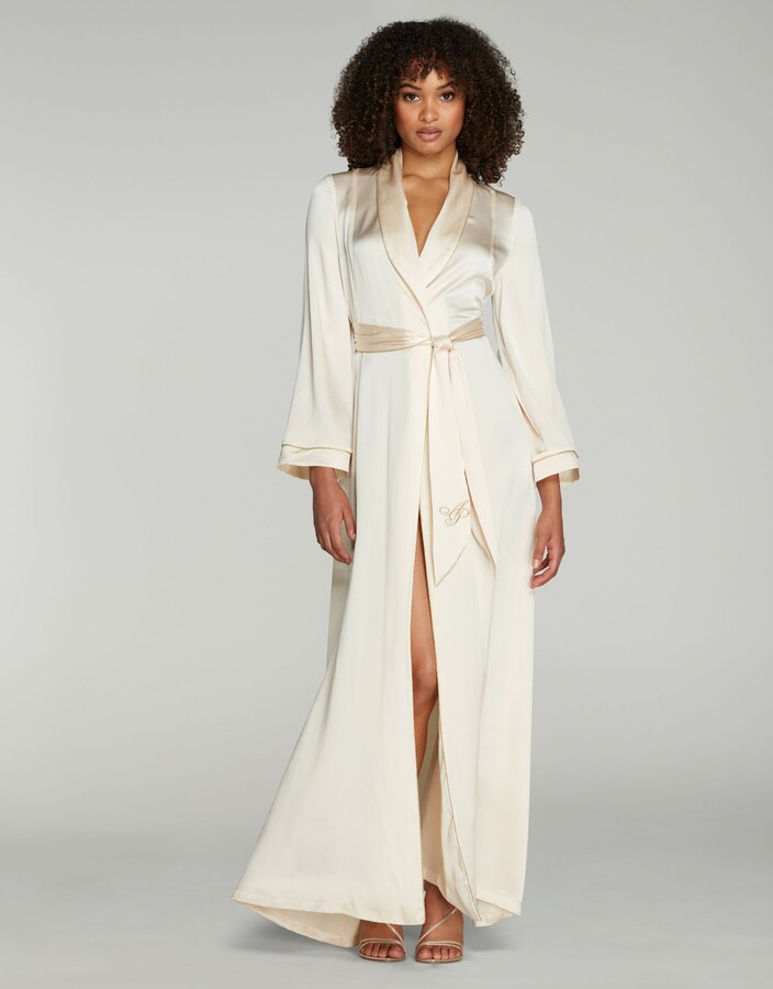 Agent Provocateur Classic PJ Long Dressing Gown - ShopStyle Robes