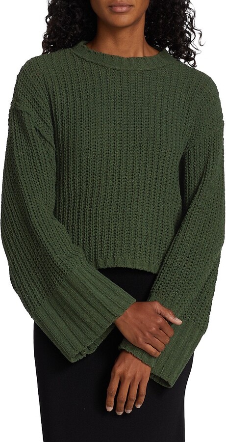 Design History Boxy Cropped Rib Sweater - ShopStyle