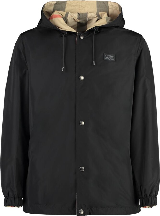 Burberry Reversible Windbreaker-Jacket - ShopStyle Jackets