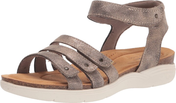 Clarks Women's April Dove Flat Sandal - ShopStyle