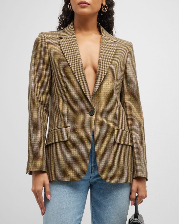 Frame 70s Check Blazer - ShopStyle
