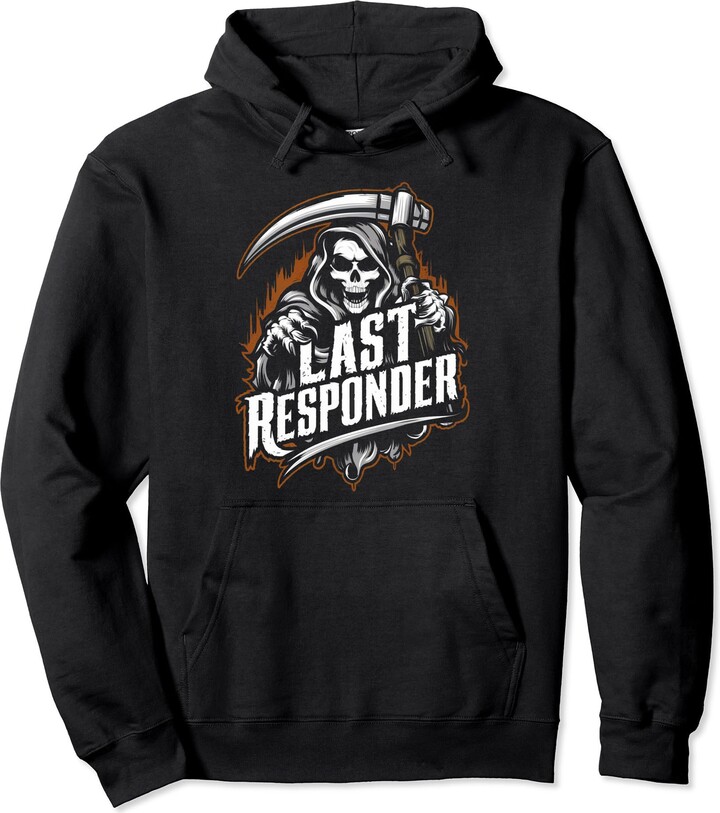 Funny Grim Reaper Gifts Last Responder Outfits Grim Reaper Funny Dark ...