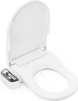 GREENEVER Non-Electric Bidet Seat for Elongated Toilets Rear and Front ...