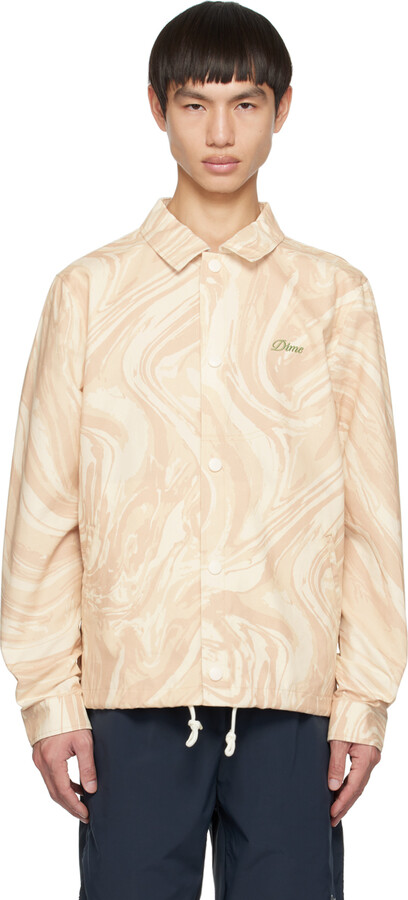 Dime Off-White Marble Jacket - ShopStyle