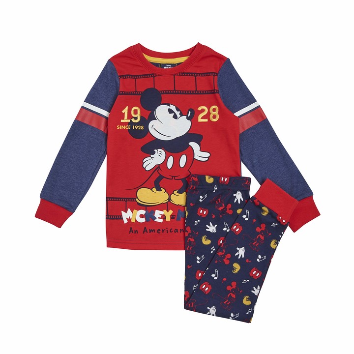 Cooneen Mickey Mouse Pyjama Set (5-6 Years) Red - ShopStyle