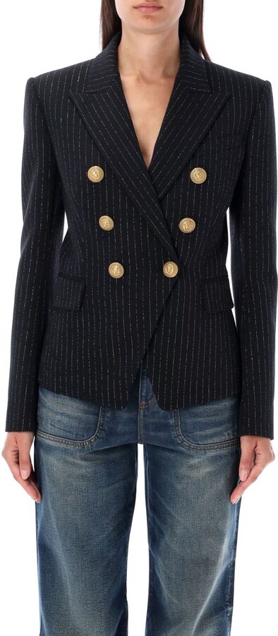 Balmain Classic 6-button jacket - ShopStyle
