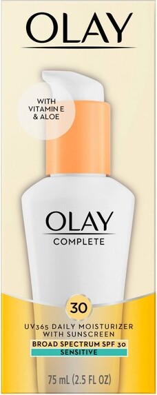 Olay Complete Lotion Moisturizer - Sensitive Skin - SPF 30 - 2.5 fl oz ...