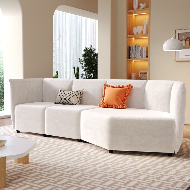 IGEMAN Sectional Sofa, Adjustable Back Sofa Set, May Free Combination ...