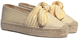 Castaner Women's Kay Striped Bow Espadrille Flats - ShopStyle