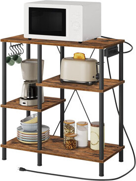 FANGCHANG Industrial BakerS Rack With Power Outlets, Twisting-On ...