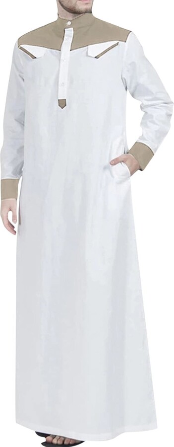 Vexiangni Muslim Clothing Islamic Prayer Clothing for Men - ShopStyle ...