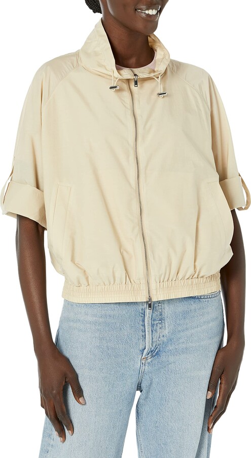 Theory womens Raglan in Tech Lawn Anorak - ShopStyle Cardigans