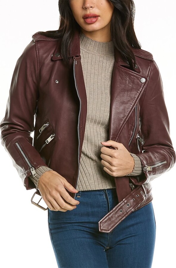Walter Baker Allison Leather Jacket - ShopStyle