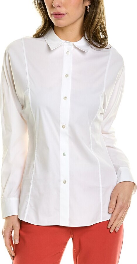 Theory Seamed Cinch Top - ShopStyle