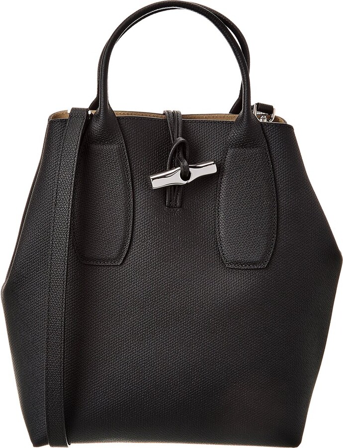 Longchamp Roseau Medium Leather Crossbody - ShopStyle Bags