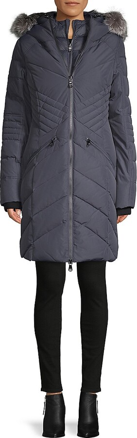 Pajar Fox Fur-Trim Hooded Down Puffer Jacket - ShopStyle