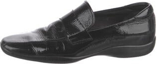 Prada Linea Rossa Leather Loafers - ShopStyle