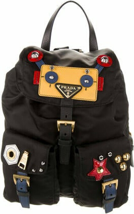 Prada Tessuto Drawstring Robot Backpack - ShopStyle