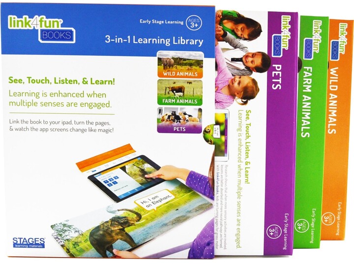 Stages Learning Materials Linf4fun Master Pack of 3 Animal Interactive ...