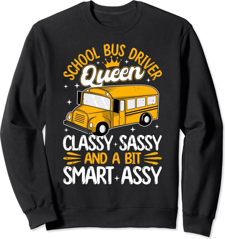 Merjac School Bus Driver Accessories Co. School Bus Driver Queen Classy ...