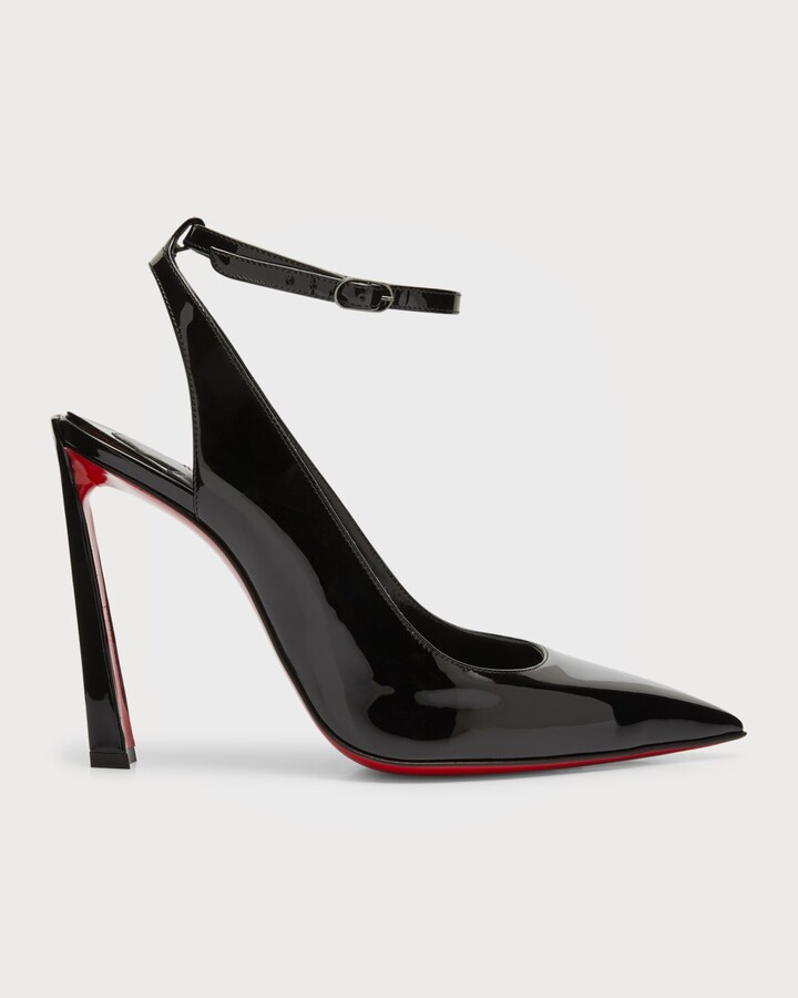 Christian Louboutin Condora Ankle-Strap Red Sole Pumps - ShopStyle