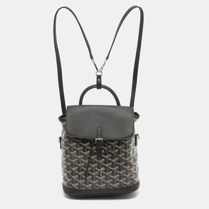 Goyard Goyardine Coated Canvas And Leather Mini Alpin Backpack - ShopStyle