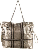 Chanel Metallic Python Taj Mahal Drawstring Bag - ShopStyle