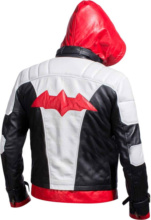 e Genius Superhero Costume Red Hood Jason Todd Batmann Arkham Knight ...