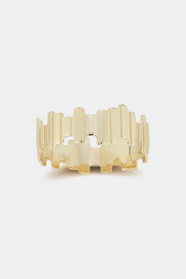 Design Lab Ribbed Ring - ShopStyle