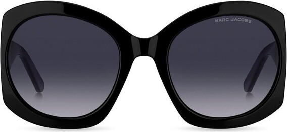 Marc Jacobs Oversized Logo Shades - ShopStyle Sunglasses