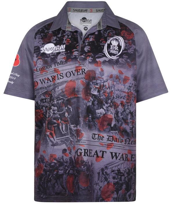 Samurai Army Rugby Union Replica Shirt Mens - ShopStyle