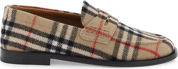 Burberry wool felt mocassin - ShopStyle Closed Toe Pumps