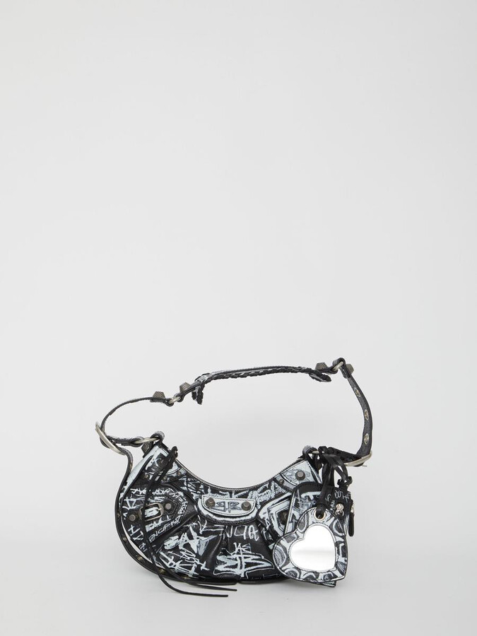 Balenciaga Le Cagole XS Graffiti bag - ShopStyle