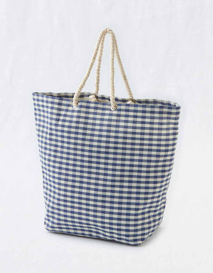 aerie Woven Plastic Tote Bag - ShopStyle