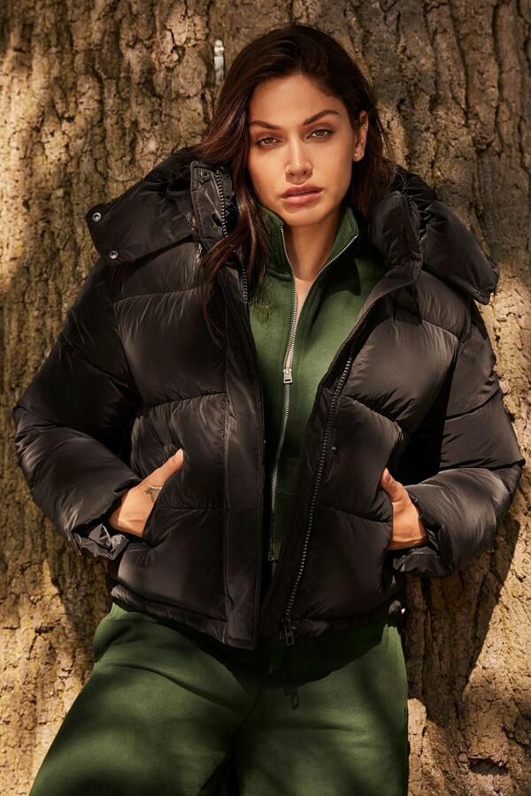 Dynamite Lustre Puff ™ Short Puffer Jacket - ShopStyle Outerwear