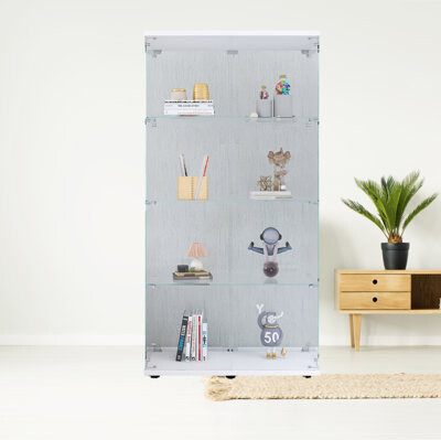 Wrought Studio Display Cabinet With 2Door, Display Case For Figures ...