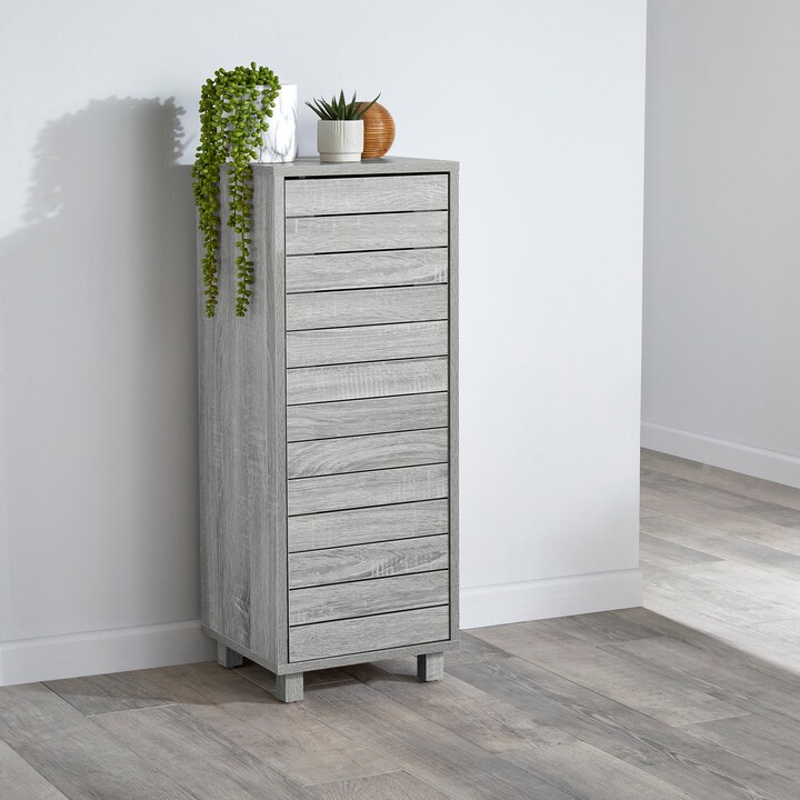 Dunelm Maia Small Storage Cabinet, Grey Light Grey - ShopStyle Bath ...