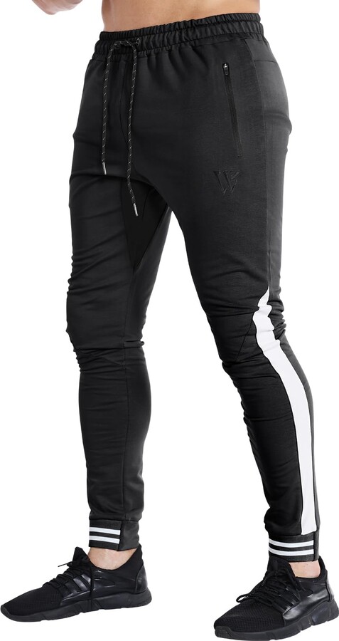 ZENWILL Mens Calf Mesh Gym Joggers - ShopStyle Trousers