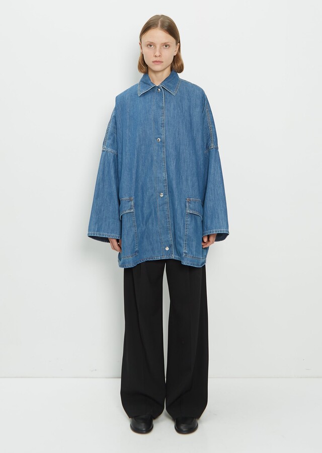 Totême Denim Overshirt Jacket - ShopStyle